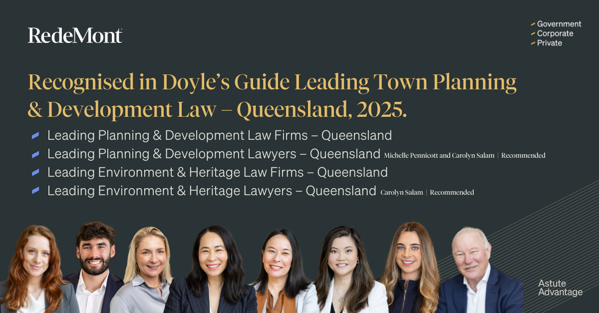 Recognised in Doyle's Guide Leading Town Planning and Development Law ...