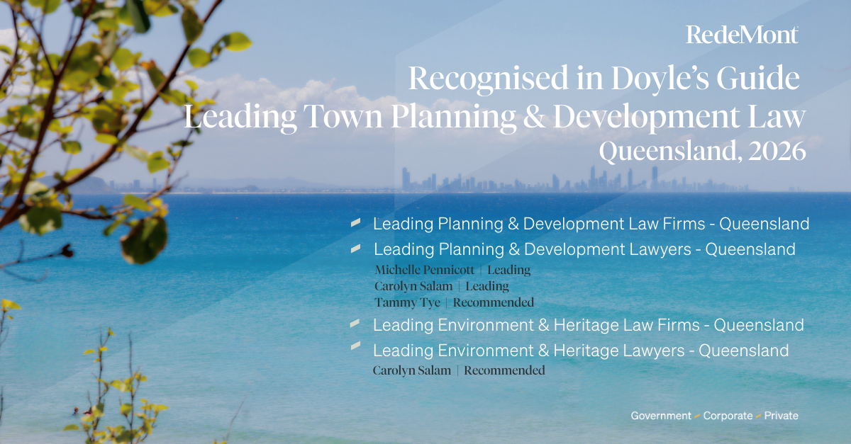 Recognised in 2026 Doyle's Guide Leading Town Planning and Development ...